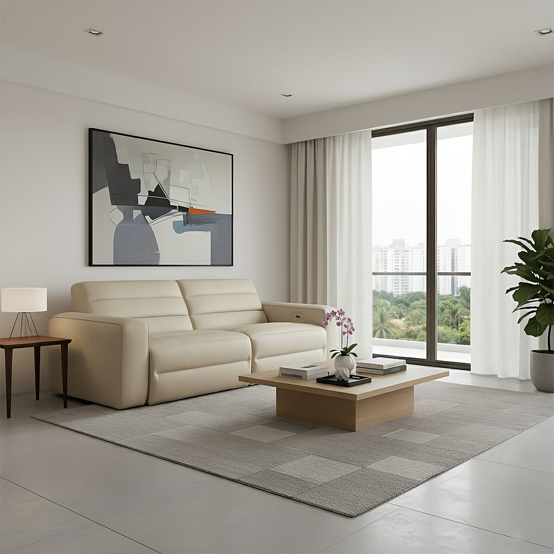 Slouchy Recliner Sofa | Modern Recliner Sofa Singapore